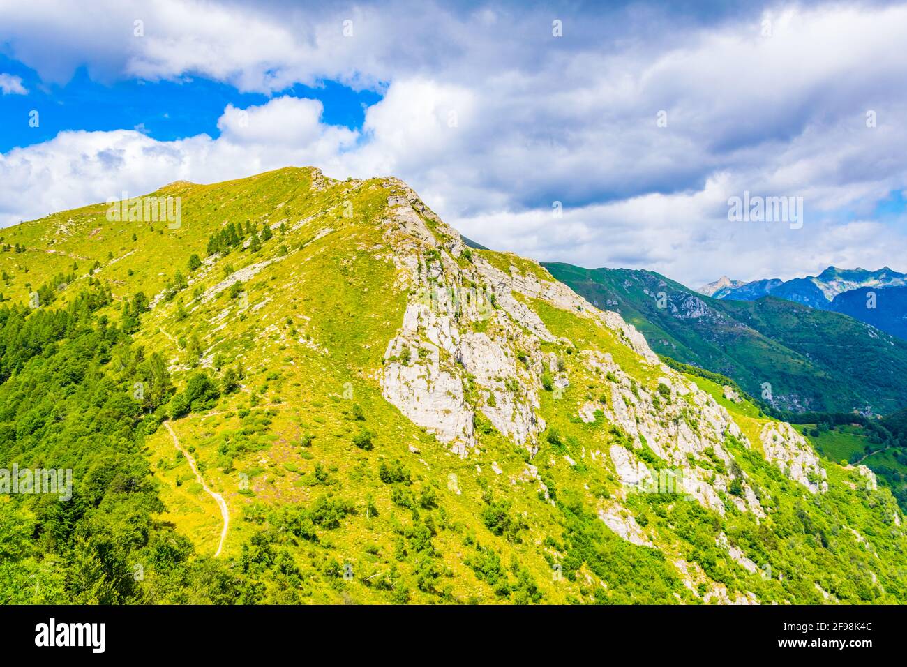 Cardada mountain in Switzerland Stock Photo - Alamy