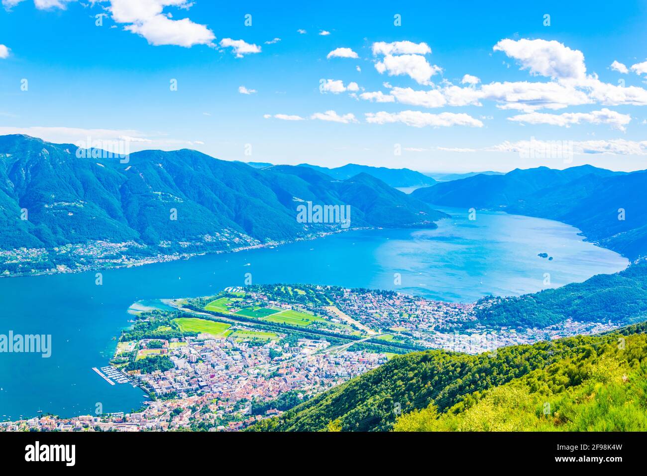 Schne Lago Maggiore Schweiz Fotosnull