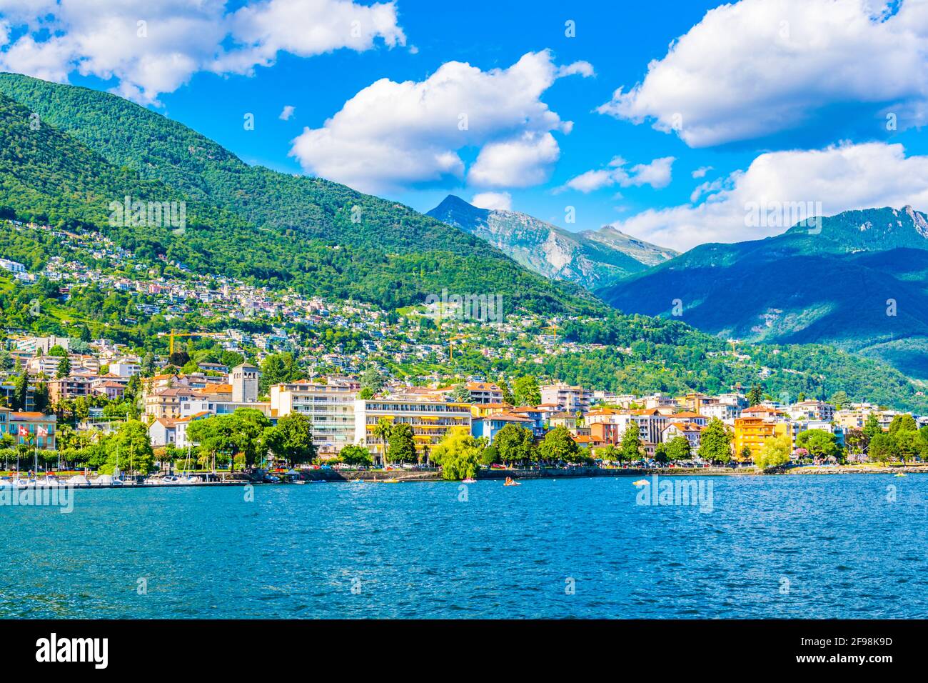 Lakeside view of Locarno, Switzerland Stock Photo - Alamy