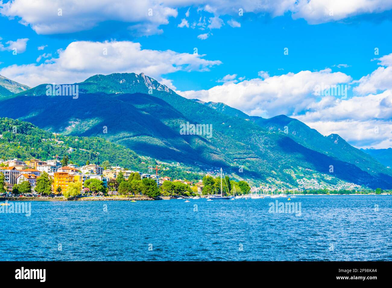 Lakeside view of Locarno, Switzerland Stock Photo - Alamy