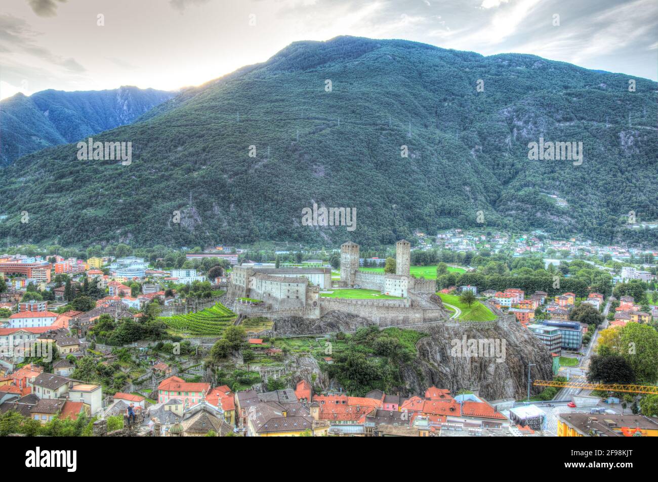 Castelgrande castle in Bellinzona, Switzerland Stock Photo - Alamy