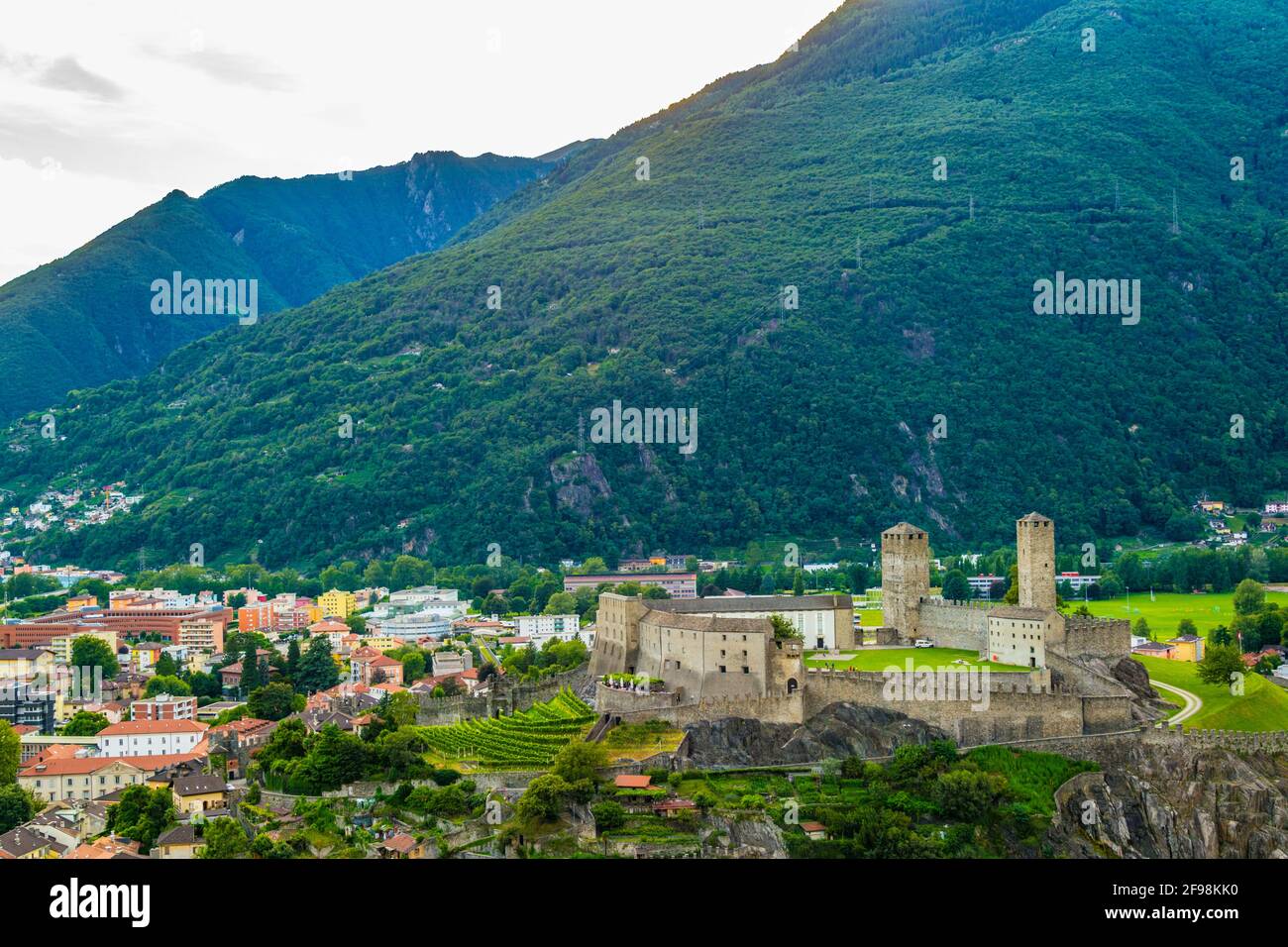 Castelgrande castle in Bellinzona, Switzerland Stock Photo - Alamy