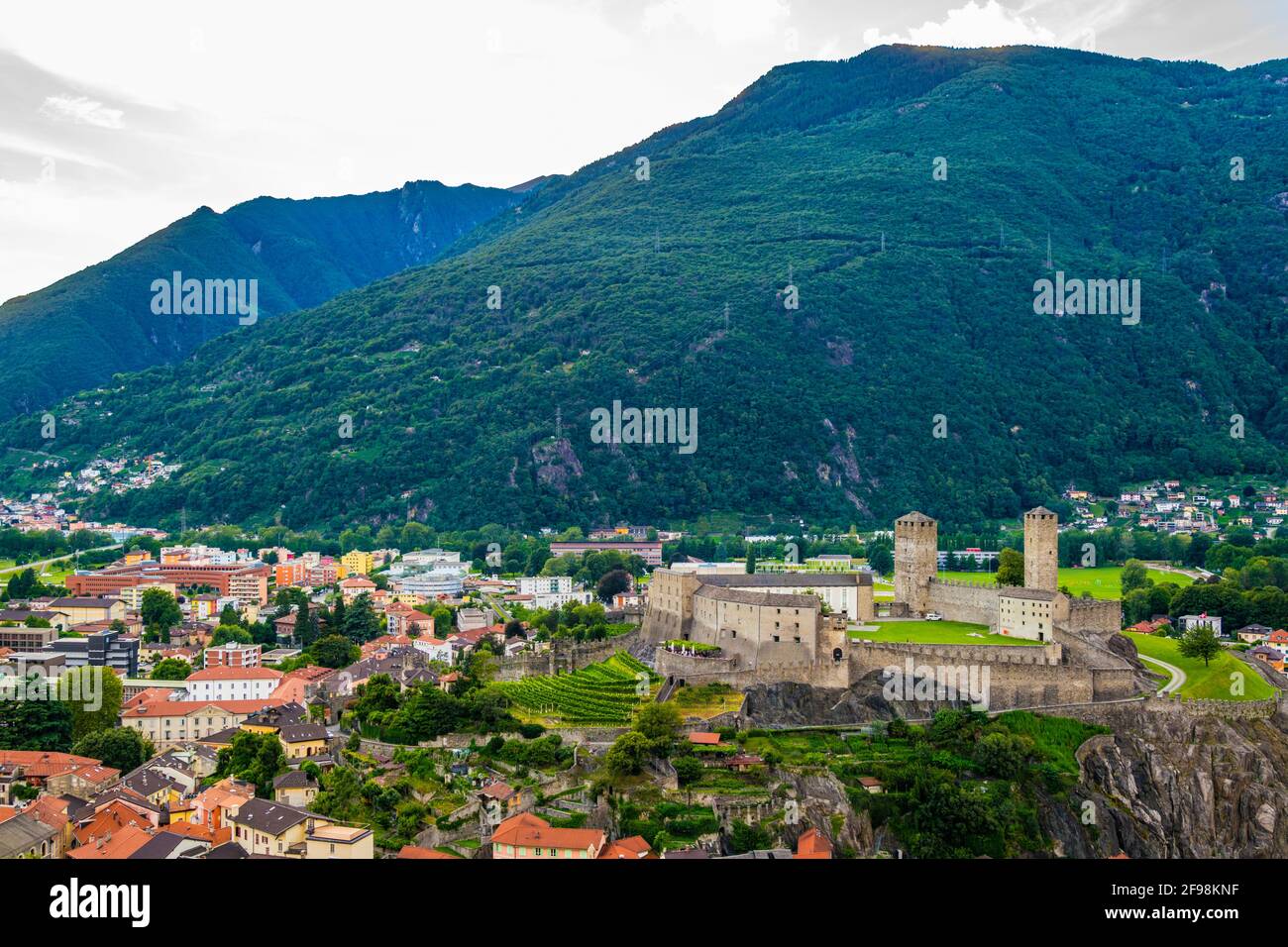 Castelgrande castle in Bellinzona, Switzerland Stock Photo - Alamy