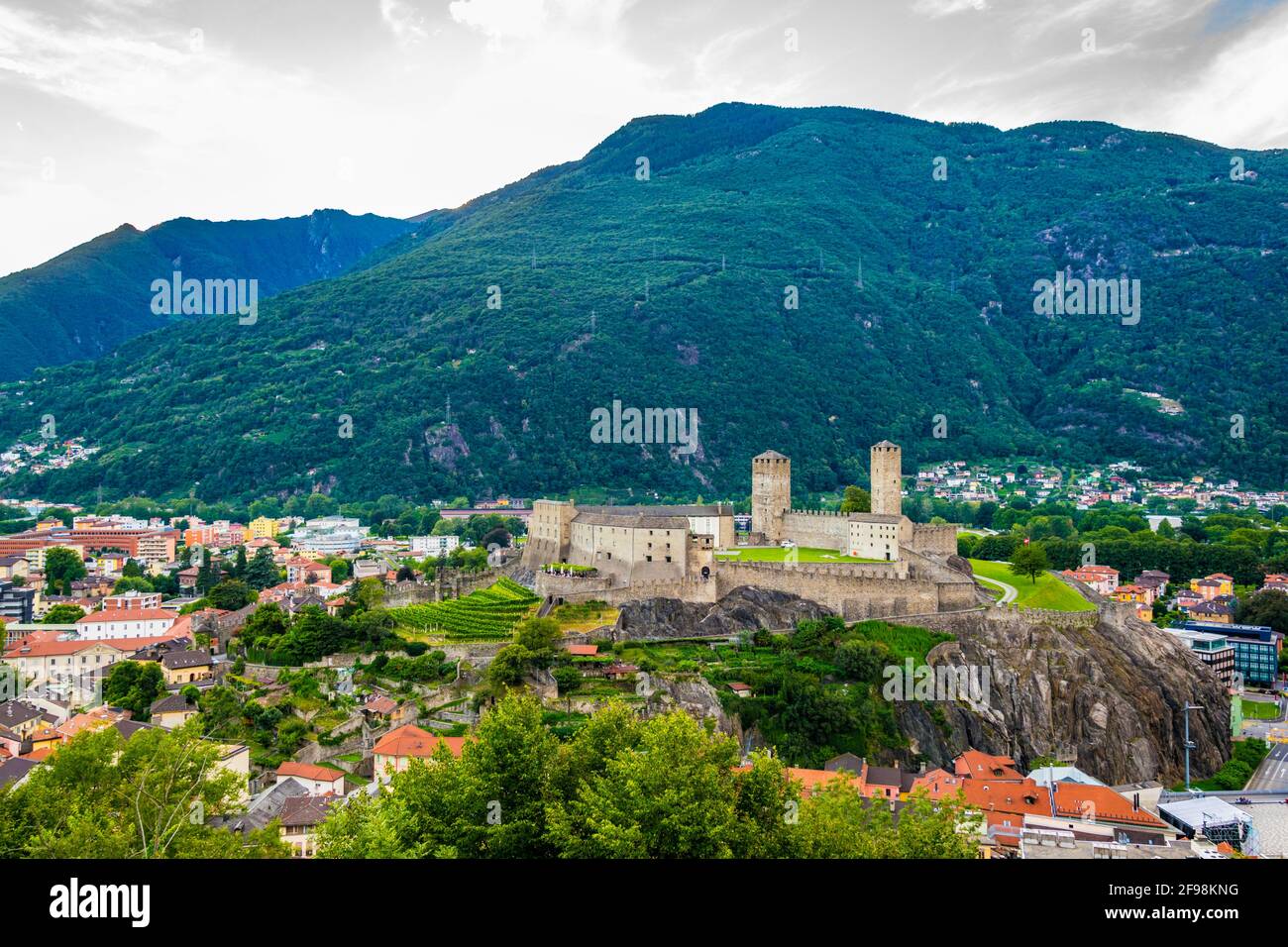 Castelgrande castle in Bellinzona, Switzerland Stock Photo - Alamy