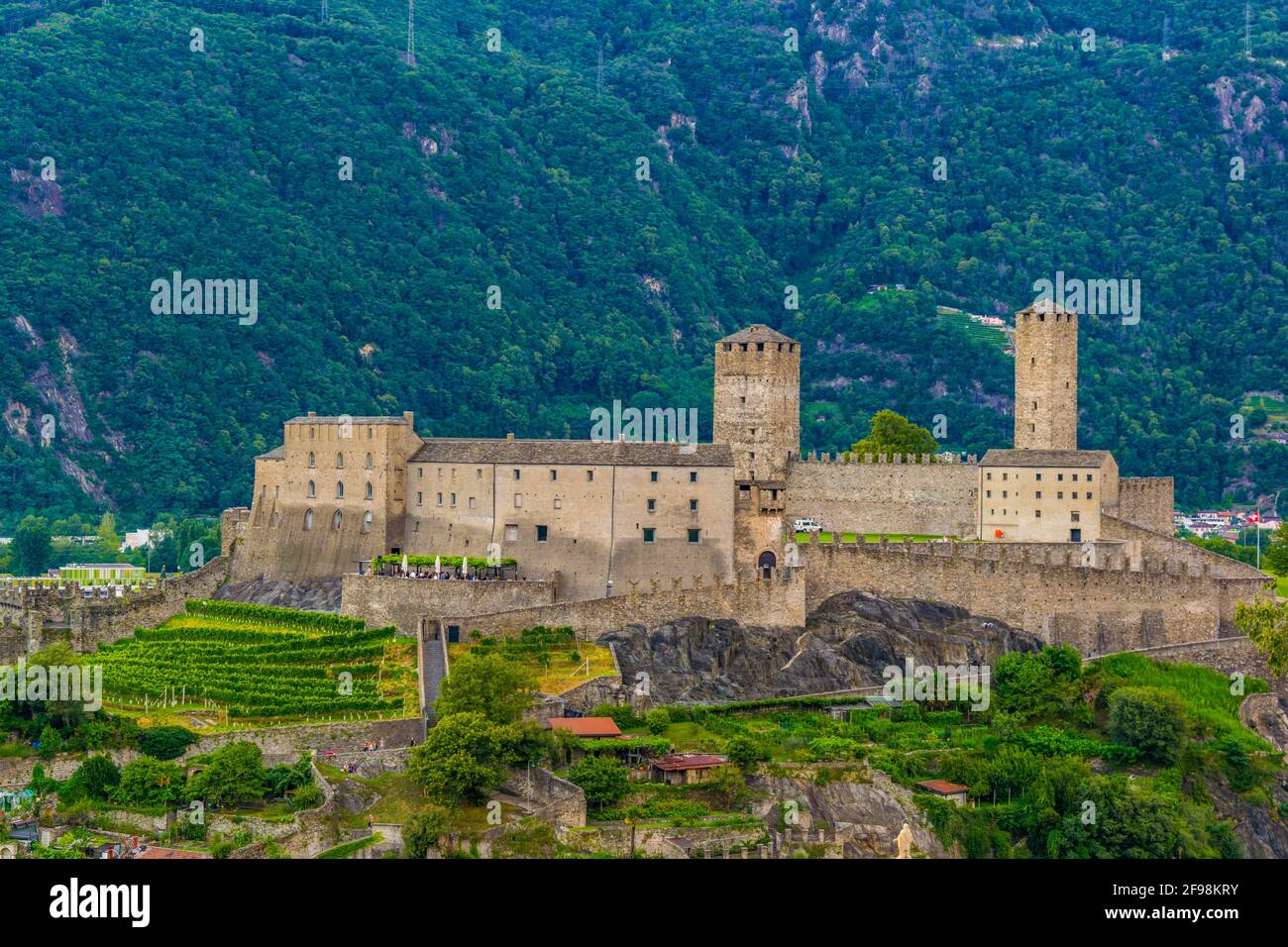 Castelgrande castle in Bellinzona, Switzerland Stock Photo - Alamy