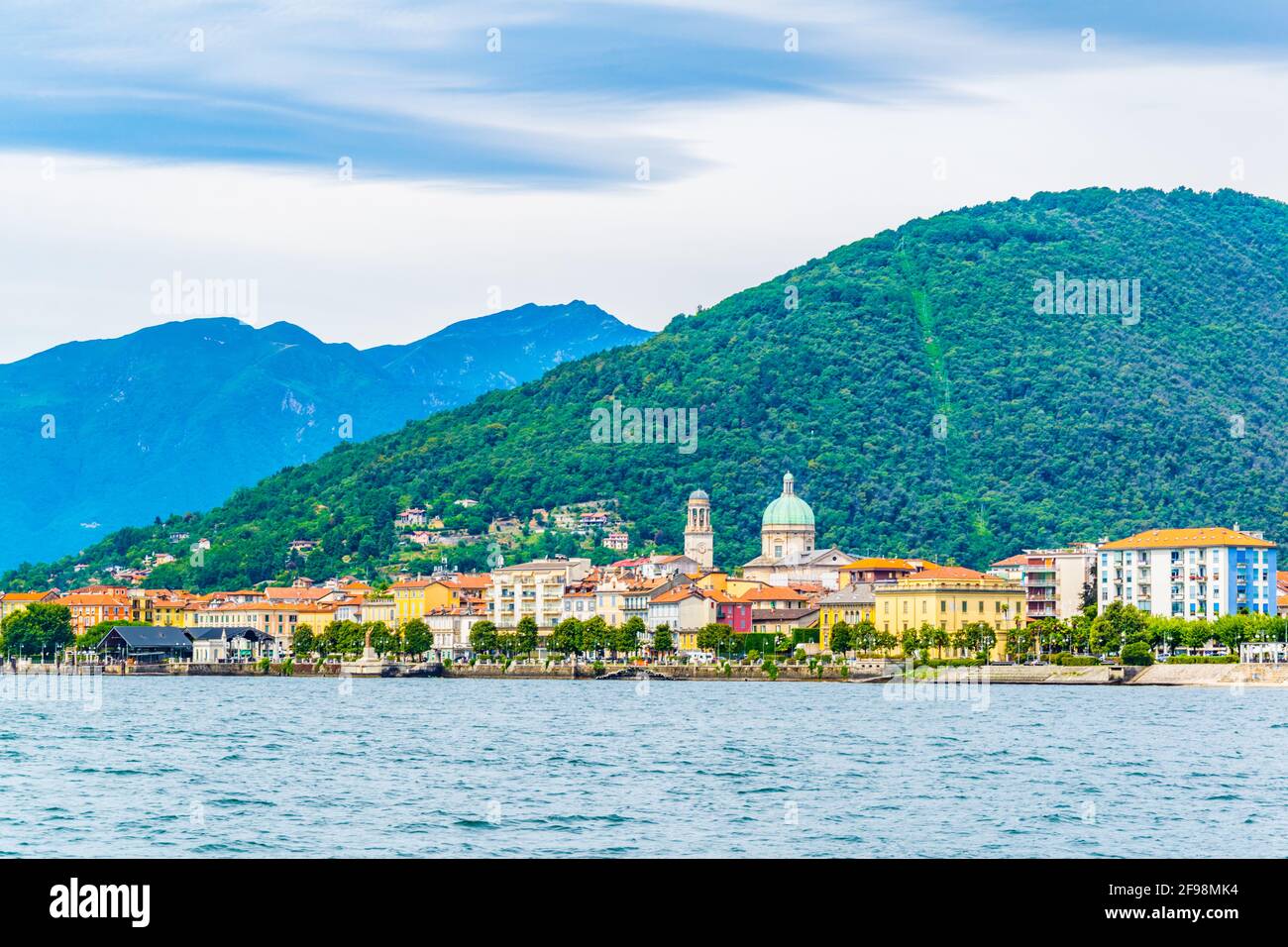 Lakeside view of Verbania, Italy Stock Photo - Alamy
