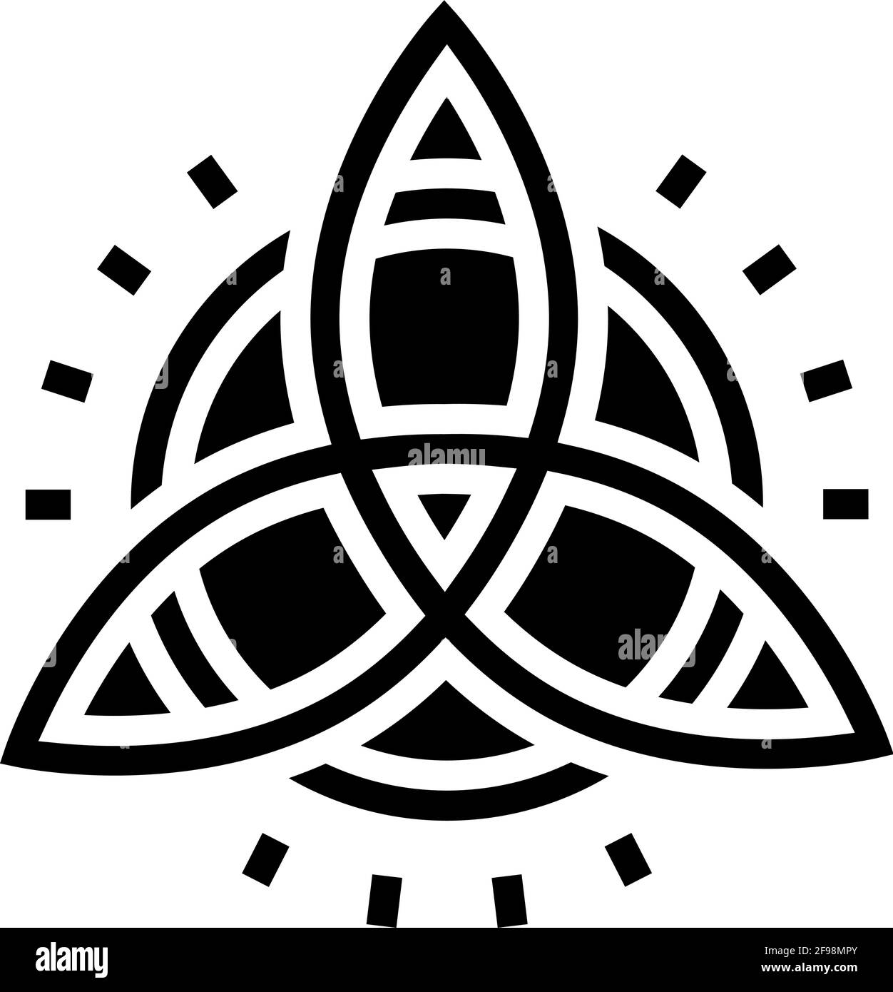 symbol astrological glyph icon vector illustration Stock Vector Image ...