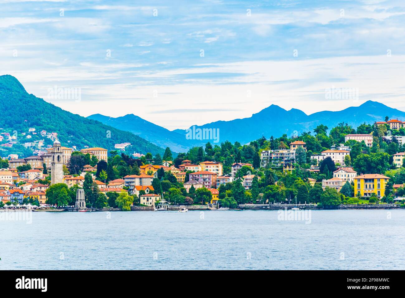 Cityscape of Verbania, Italy Stock Photo - Alamy