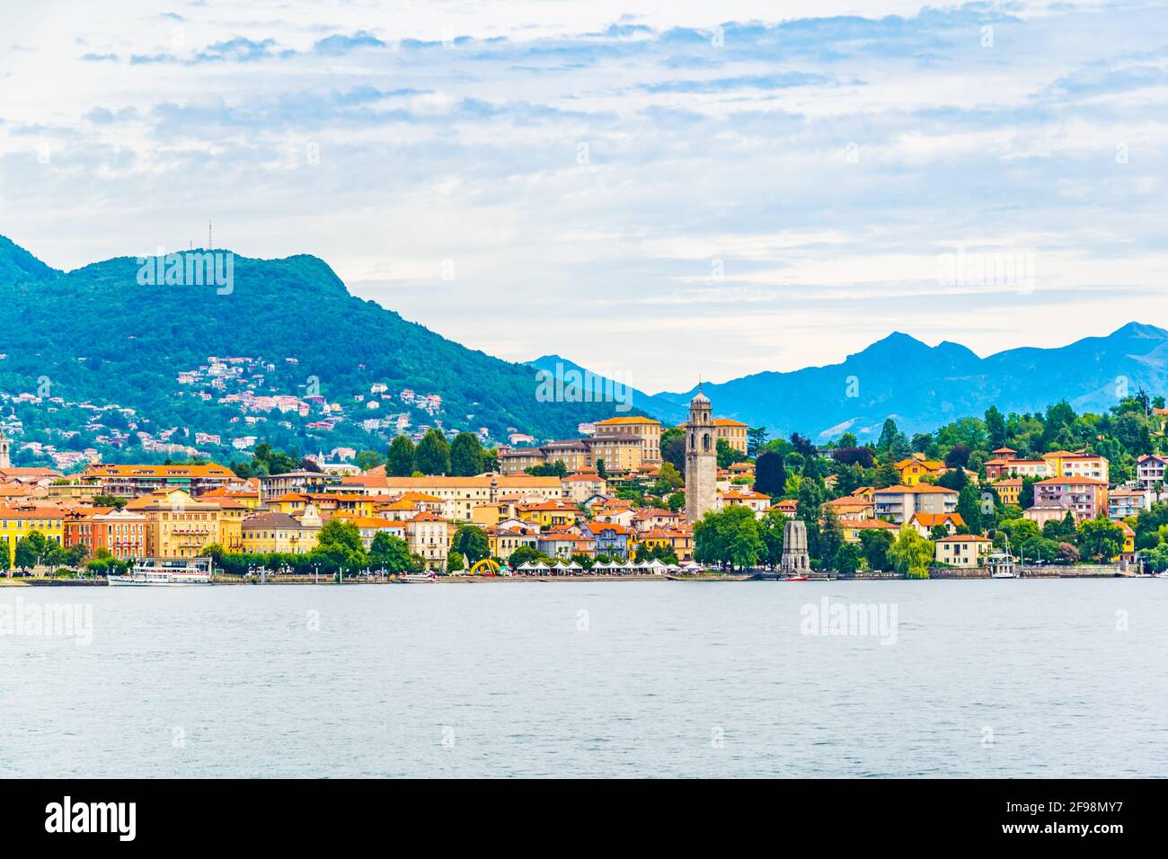 Cityscape of Verbania, Italy Stock Photo - Alamy