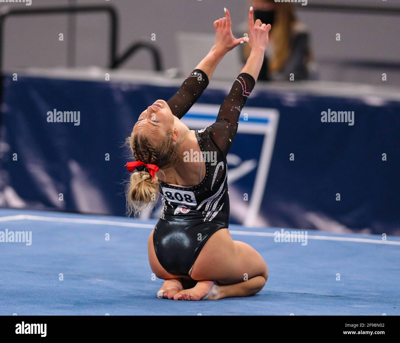 Fort Worth Tx Usa 16th Apr 2021 Utahs Abby Paulson Finishes Her
