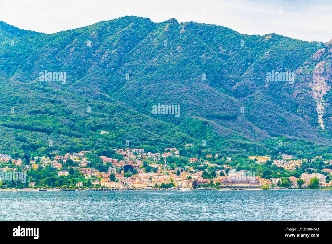 Cityscape of Baveno, Italy Stock Photo - Alamy
