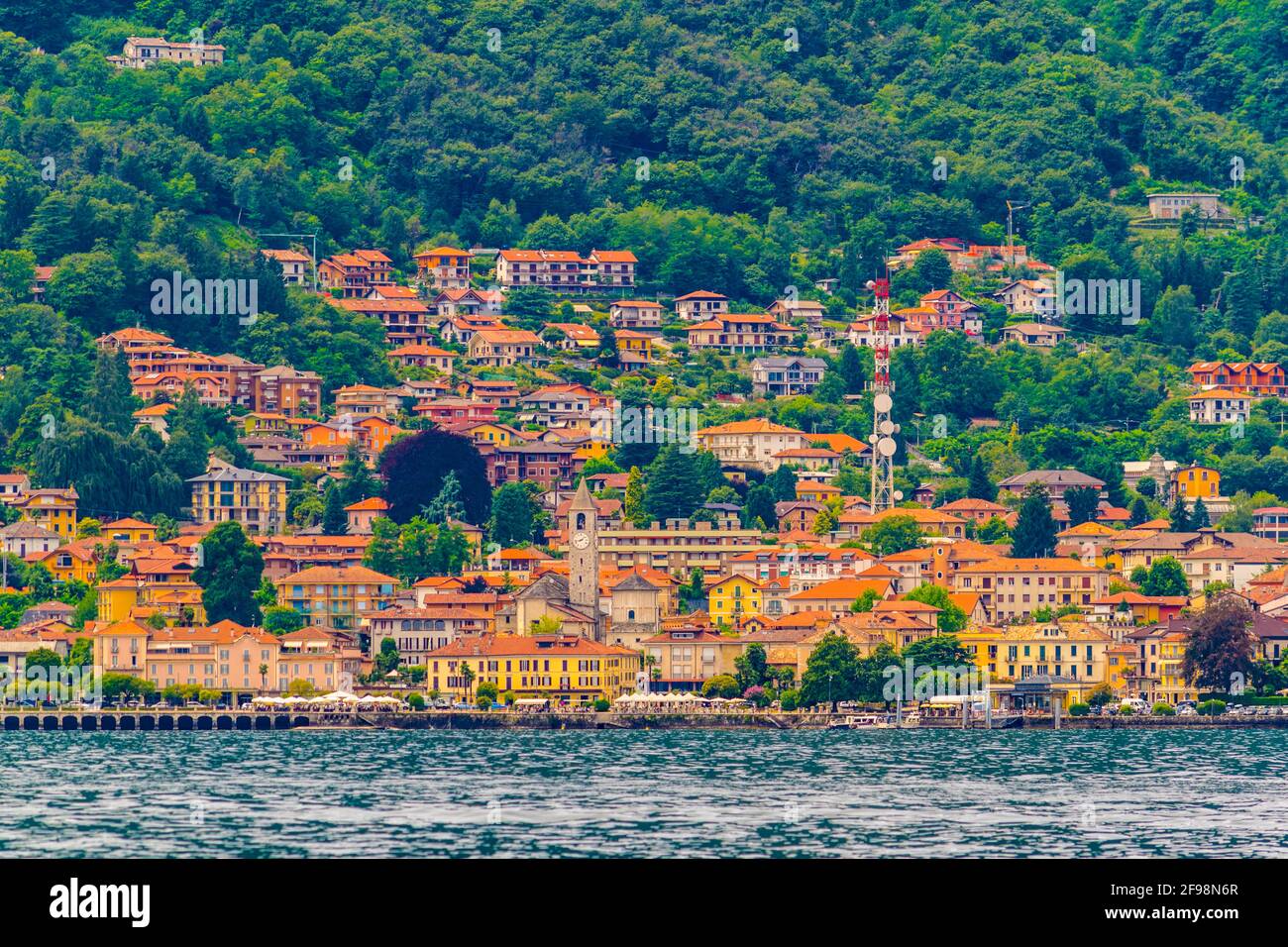 Cityscape of Baveno, Italy Stock Photo - Alamy