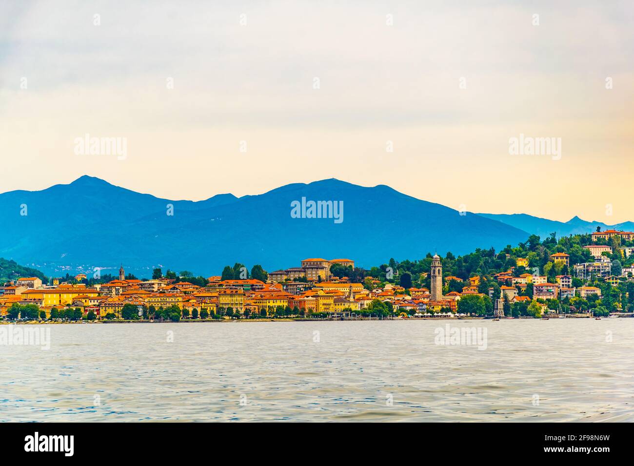 Cityscape of Verbania, Italy Stock Photo - Alamy