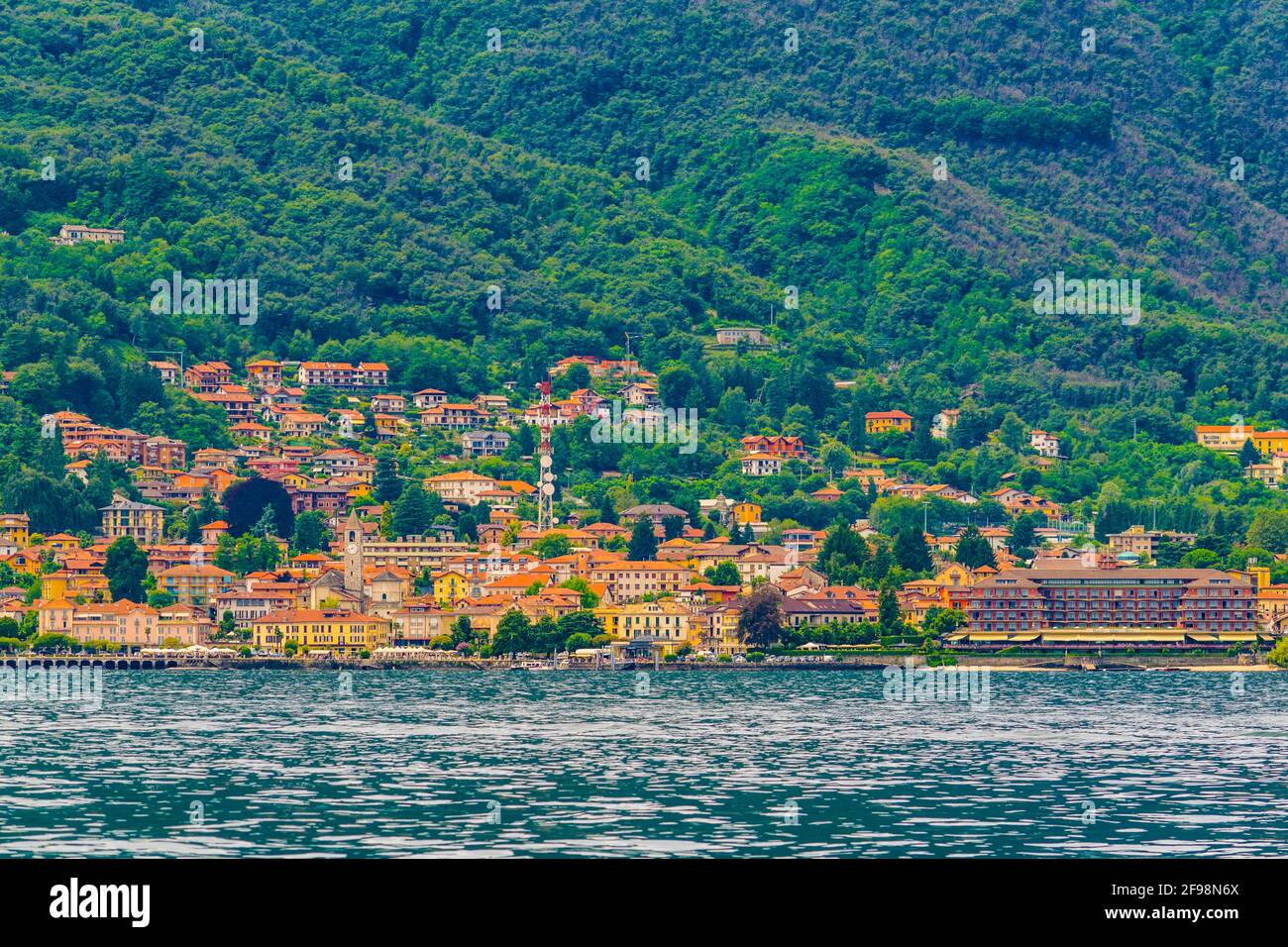 Cityscape of Baveno, Italy Stock Photo - Alamy