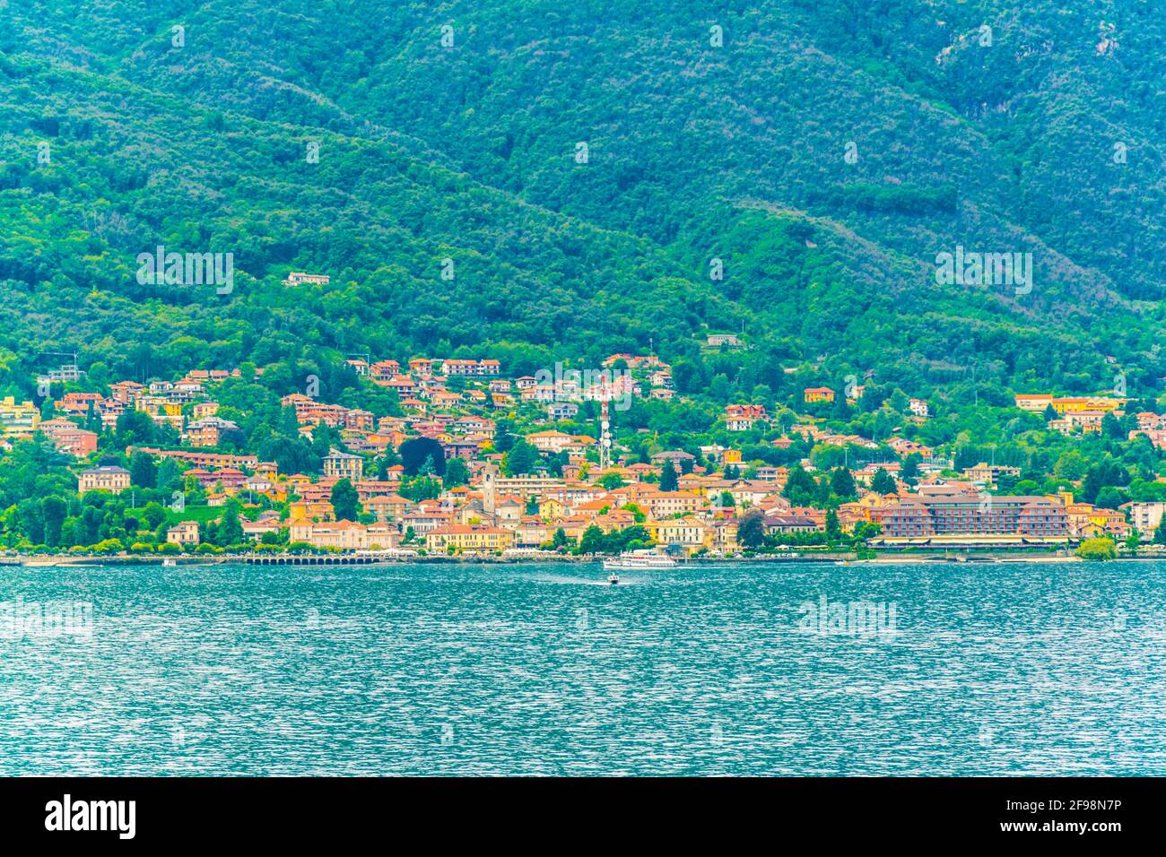 Cityscape of Baveno, Italy Stock Photo - Alamy