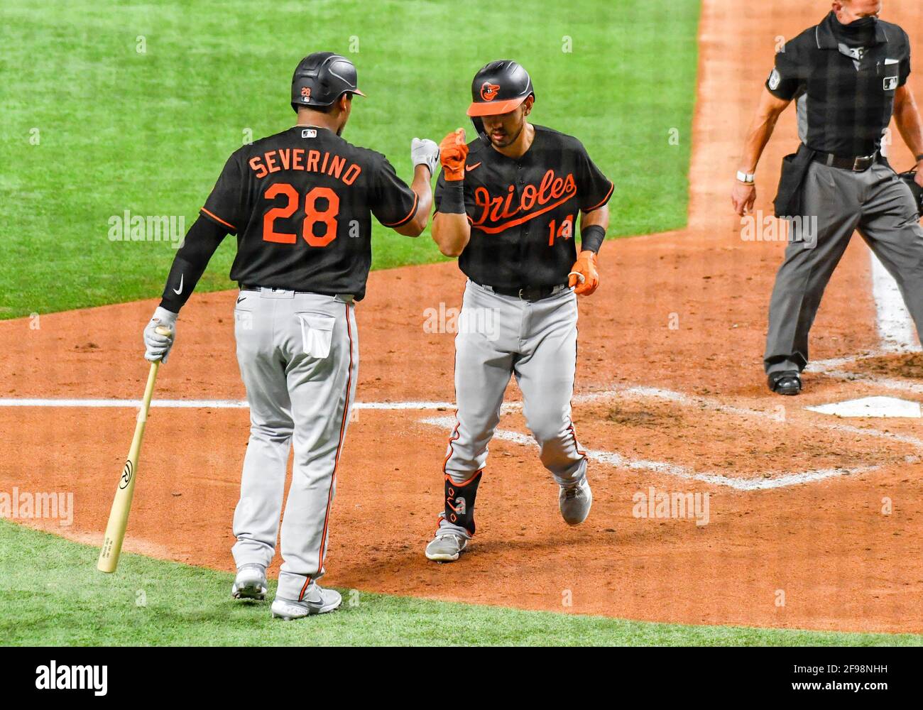 Apr 16, 2021: Baltimore Orioles third baseman Rio Ruiz #14 celebrates ...