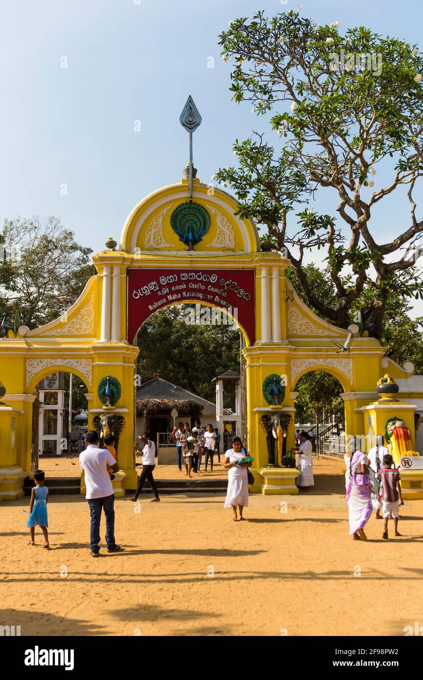 Kataragama Temple Sri Lanka High Resolution Stock Photography and ...
