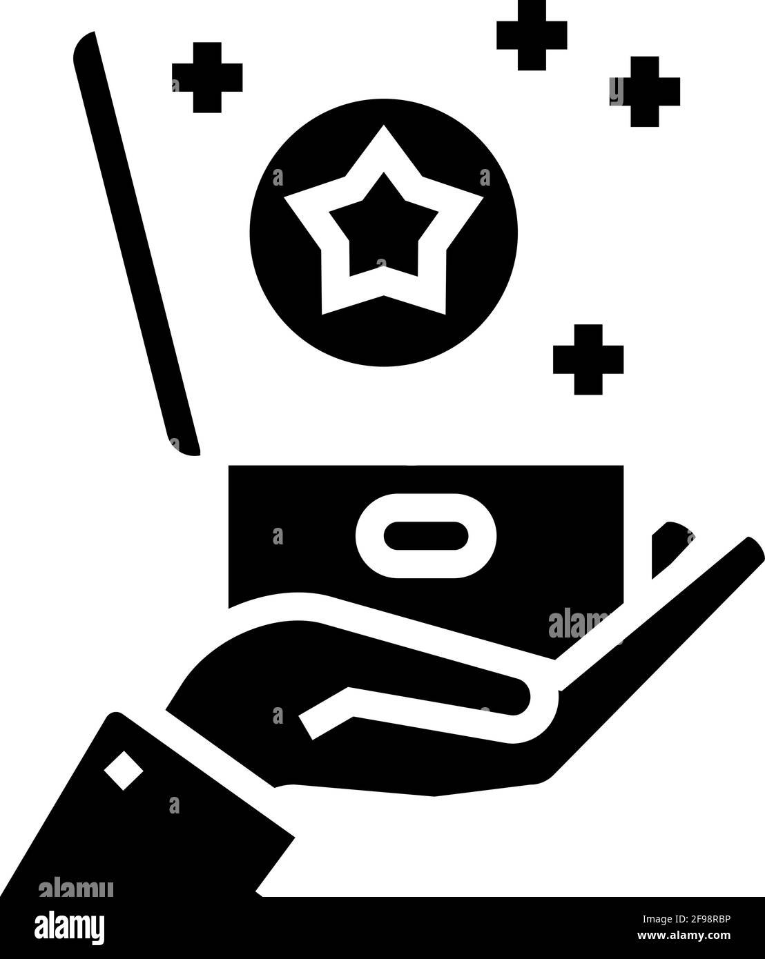 present bonus glyph icon vector illustration Stock Vector Image & Art ...