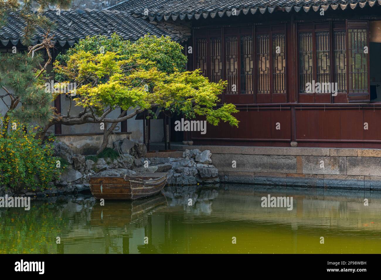 Landscape of The Garden of Cultivation, a Ming Dynasty classical garden ...