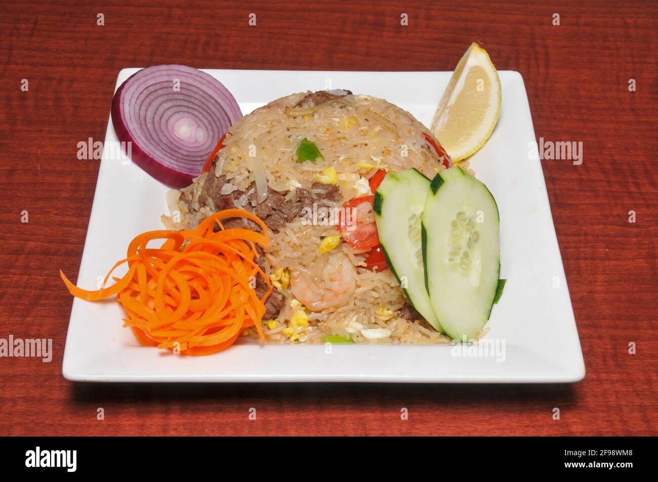 Authentic Asian food known as fried rice Stock Photo - Alamy