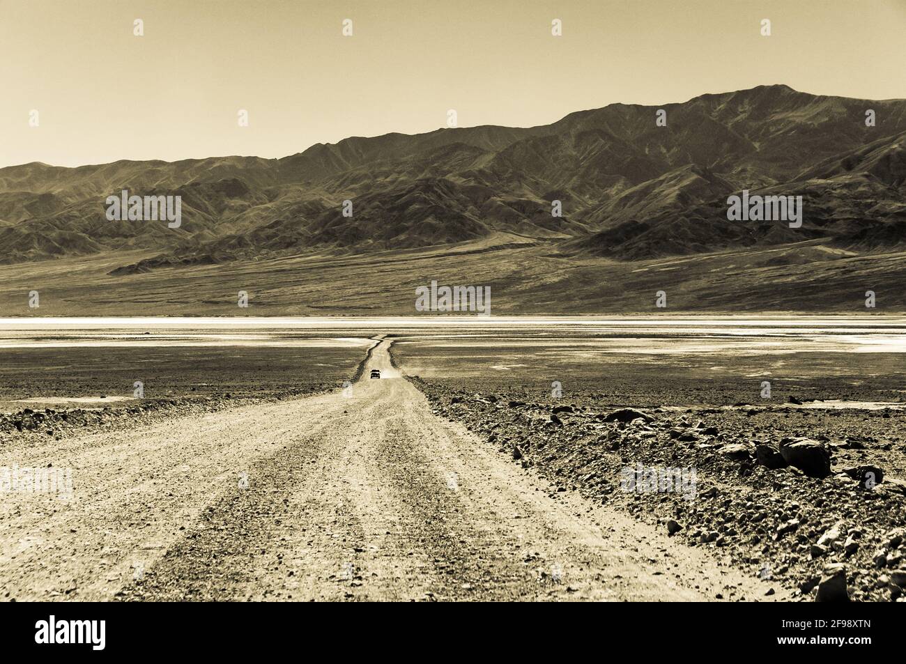 Path through Death Valley national park in California Stock Photo - Alamy