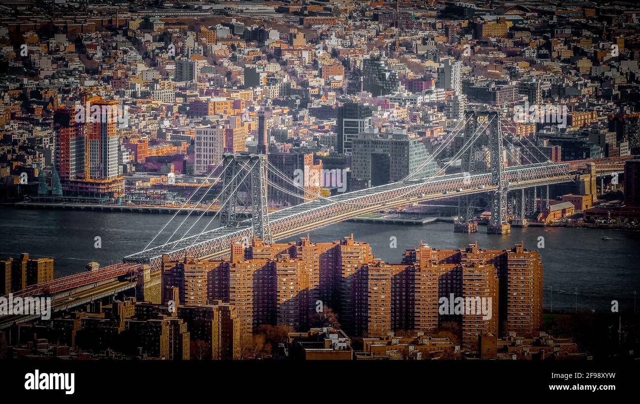 New york from above hi-res stock photography and images - Alamy
