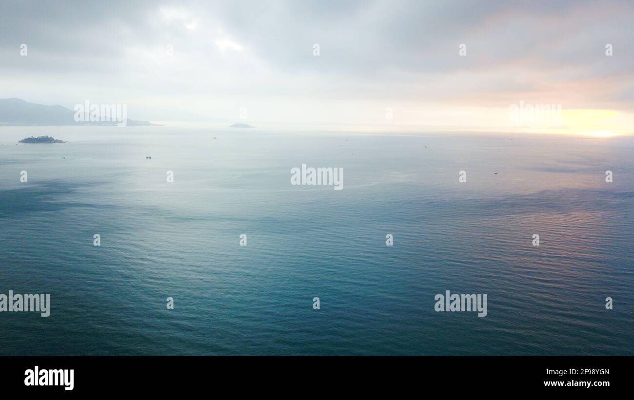 Amazing view of Ocean with mountain far view Stock Photo - Alamy