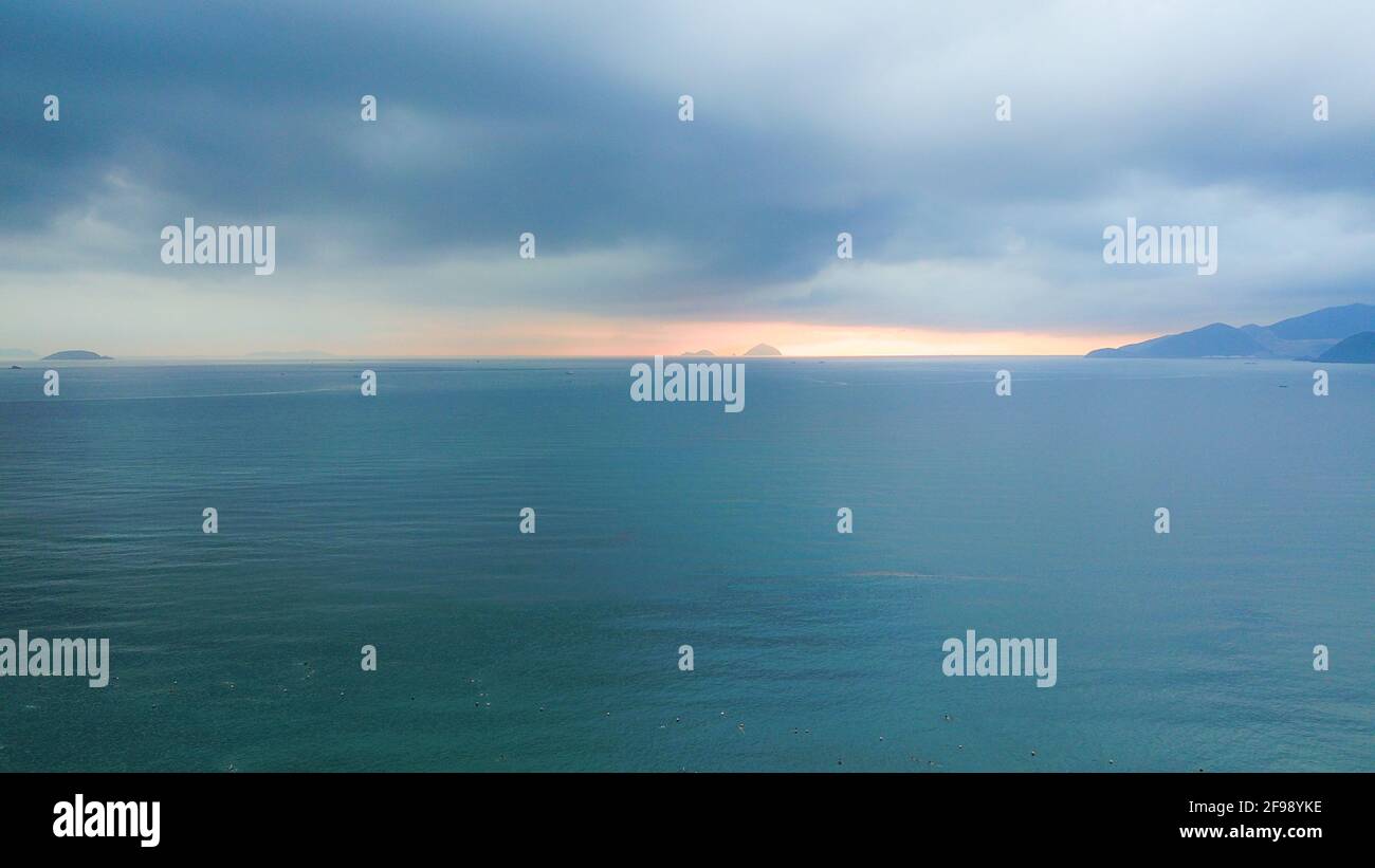 Amazing view of Ocean with mountain far view Stock Photo - Alamy
