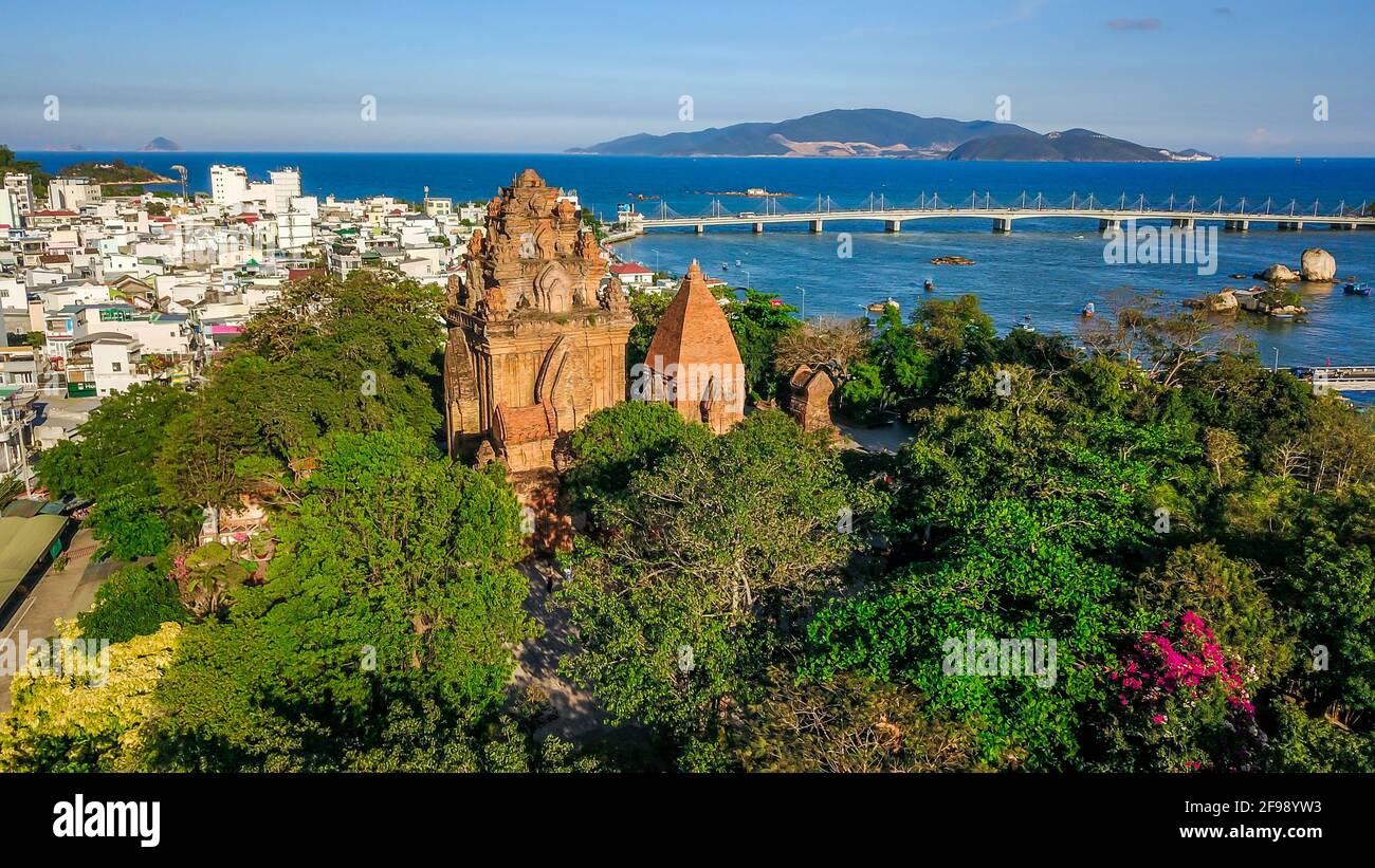 Ponagar pagoda temple tower hi-res stock photography and images - Alamy