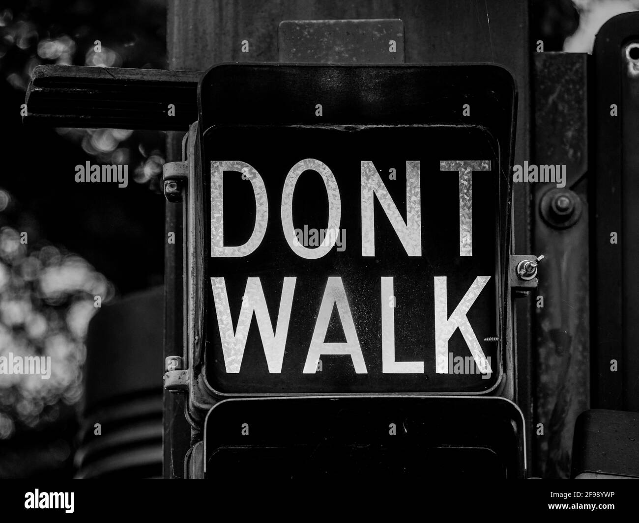 Walk don't walk sign usa hi-res stock photography and images - Alamy