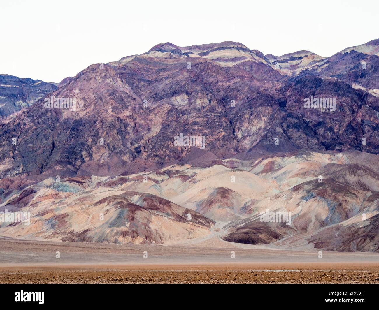 The amazing colorful rocks and mountains at Death Valley National Park ...