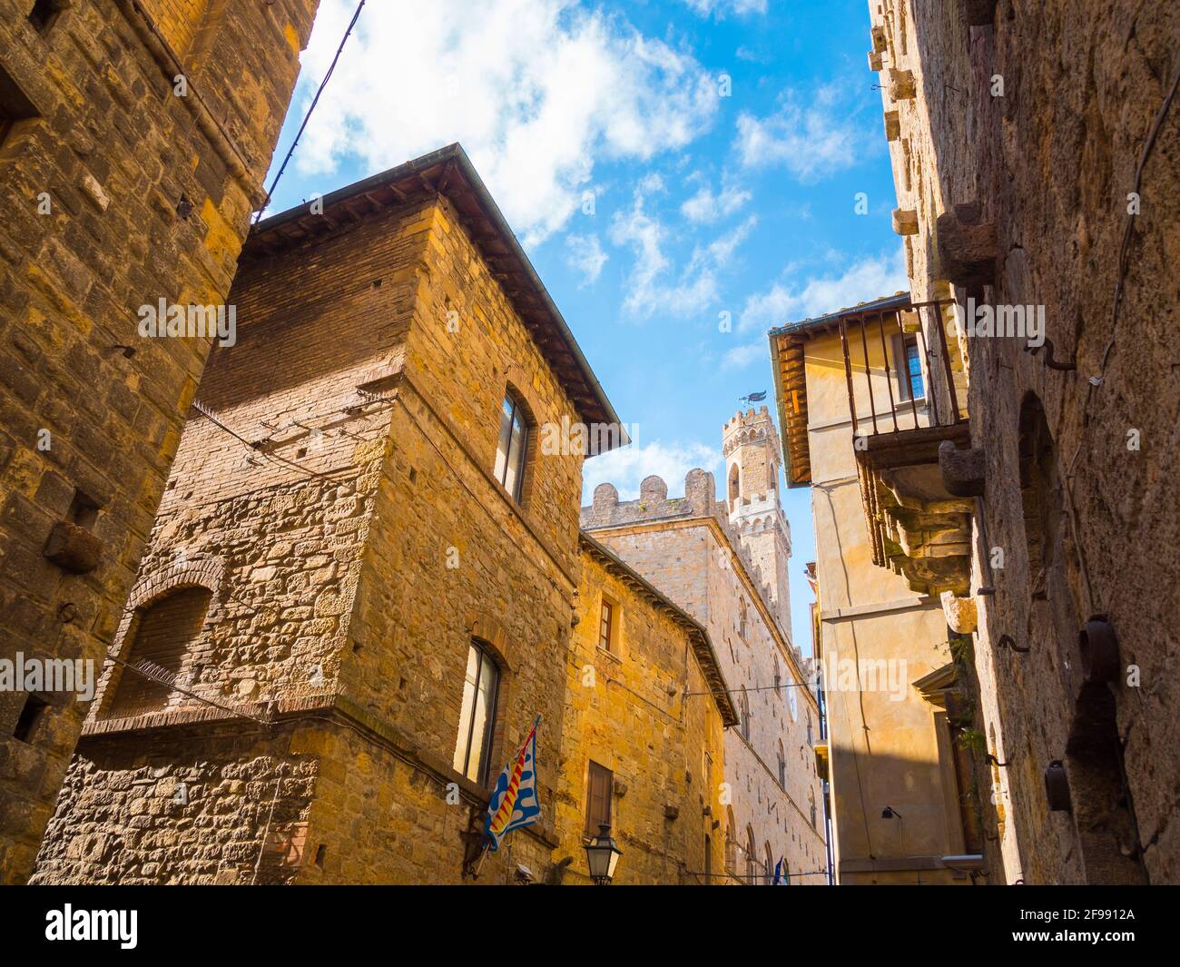 Beautiful village of Volterra in Tuscany Stock Photo - Alamy