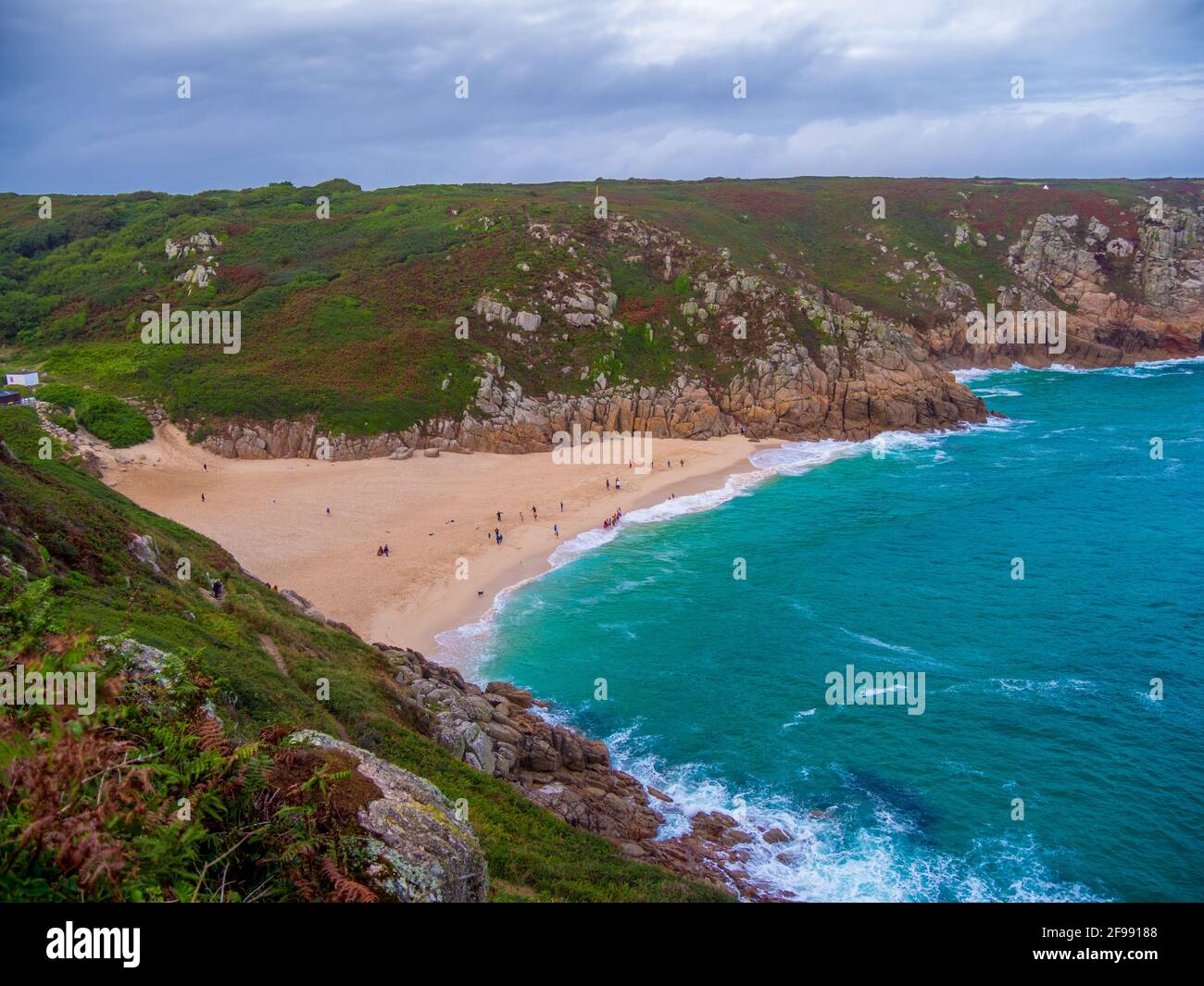 The beautiful sandy beaches in Cornwall England Stock Photo - Alamy