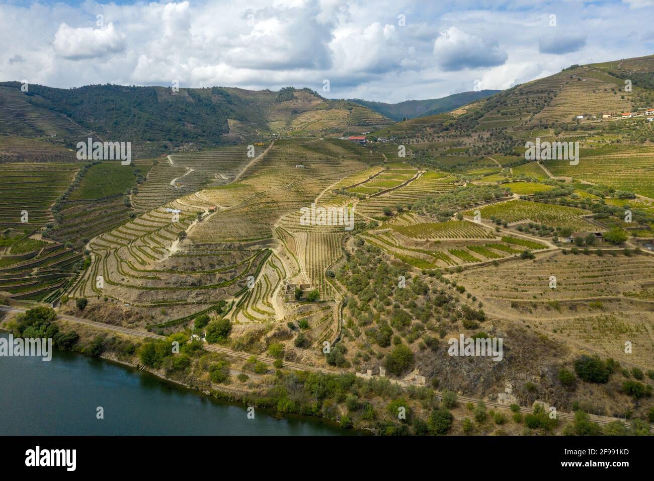 Amazing landscape in Portugal - Douro valley and River Douro ...