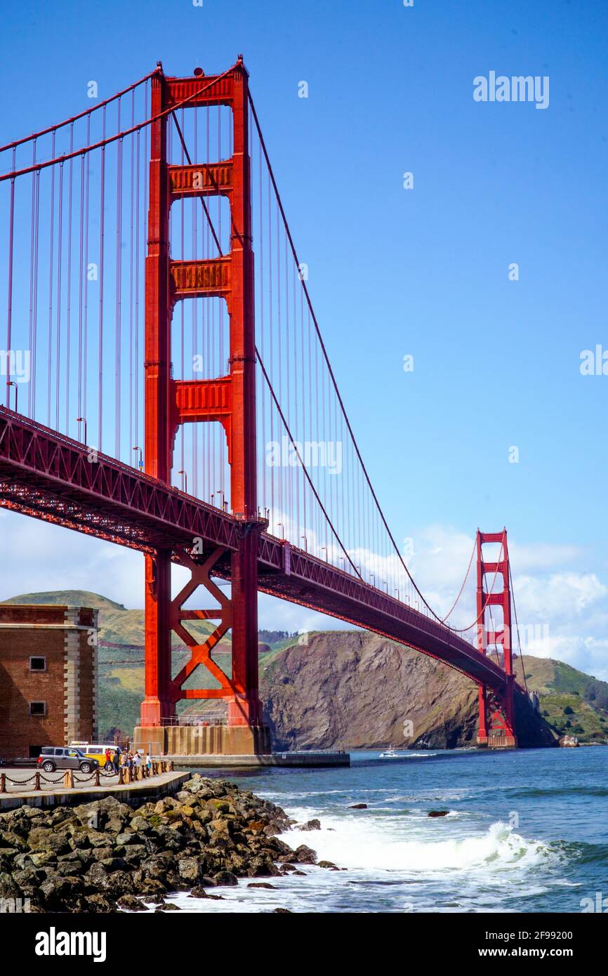 Golden Gate Bridge - view from Fort Point Stock Photo - Alamy