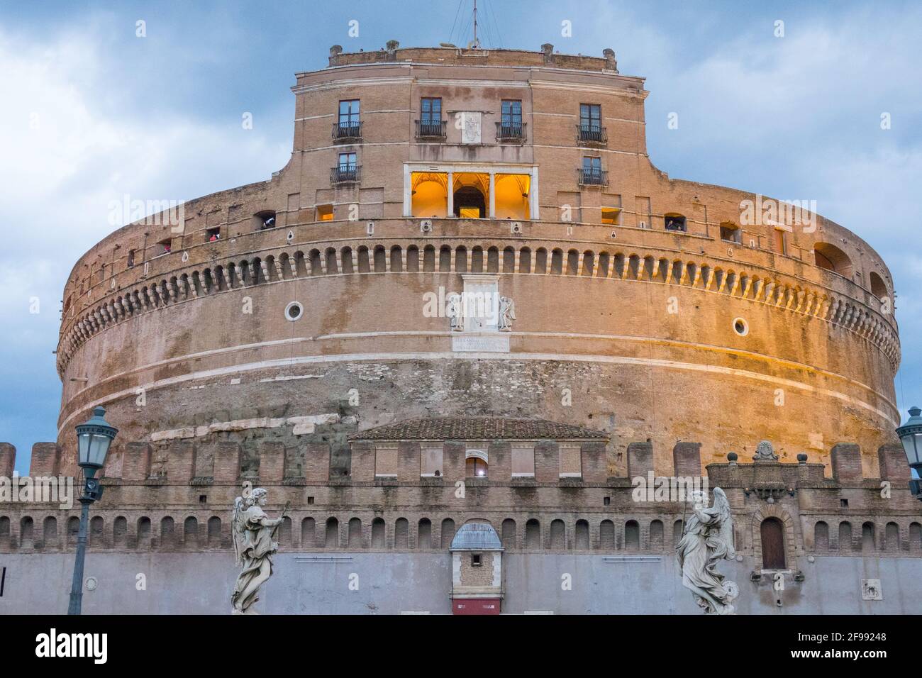 The famous Angels Castle in Rome - Castel Sant Angelo Stock Photo - Alamy