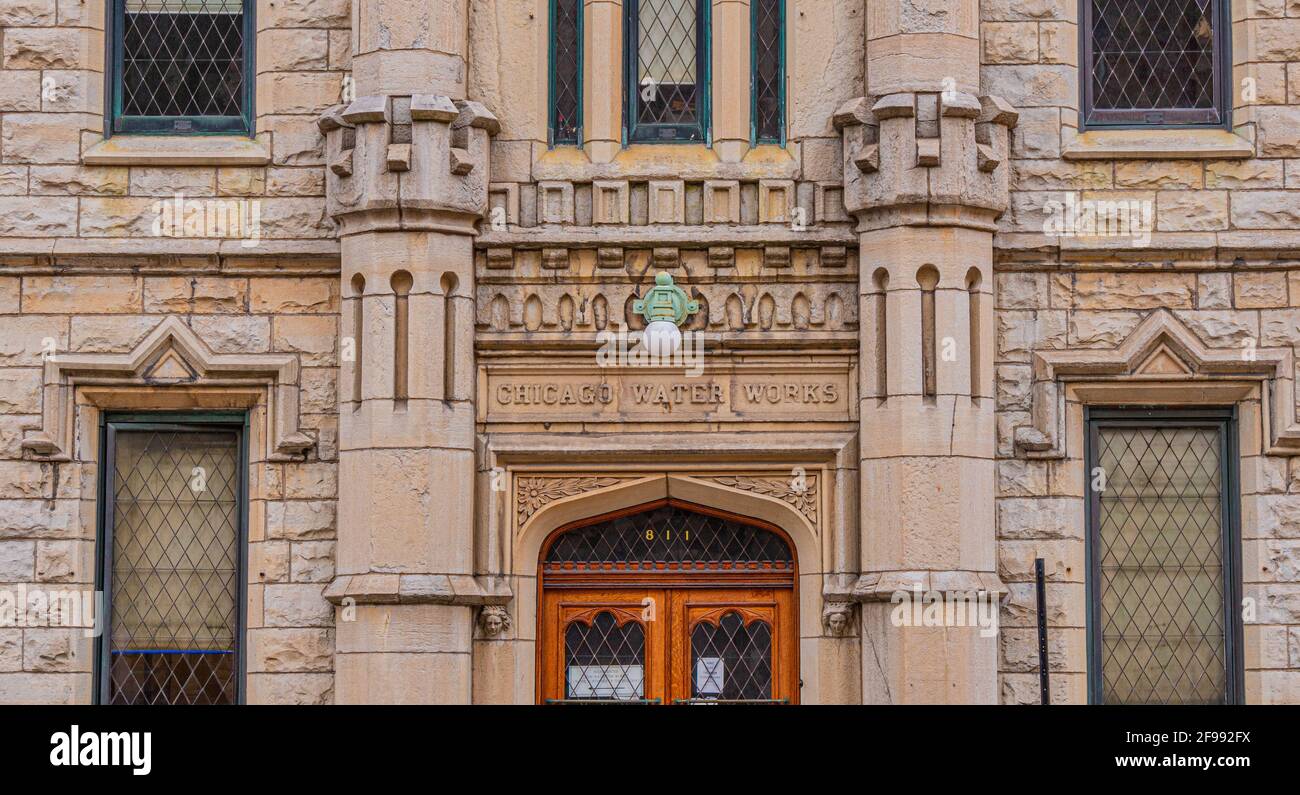 Water Works House in Chicago - CHICAGO, ILLINOIS - JUNE 12, 2019 Stock ...