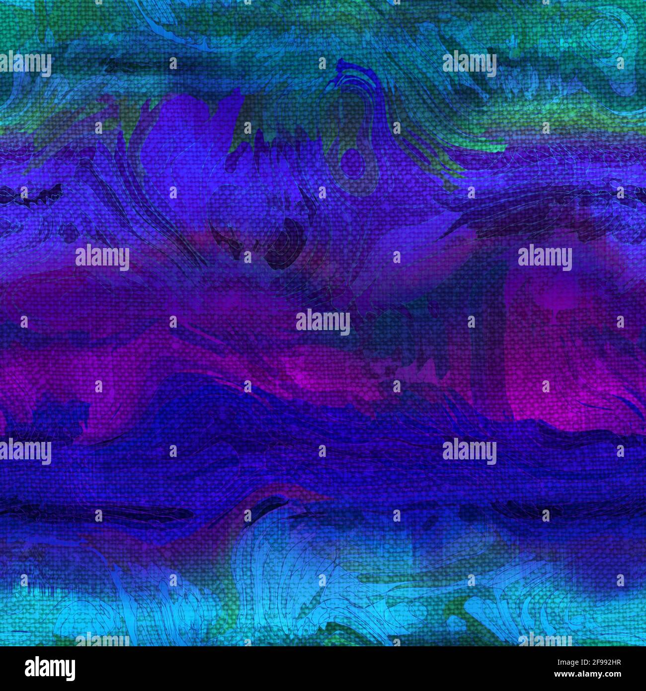 Rainbow boho tie dye mottled linen texture background. Seamless ...