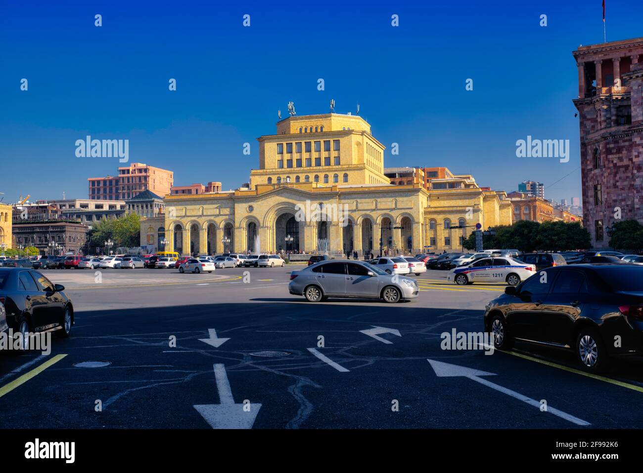 Republic Square is another example of modern architecture in Armenia ...