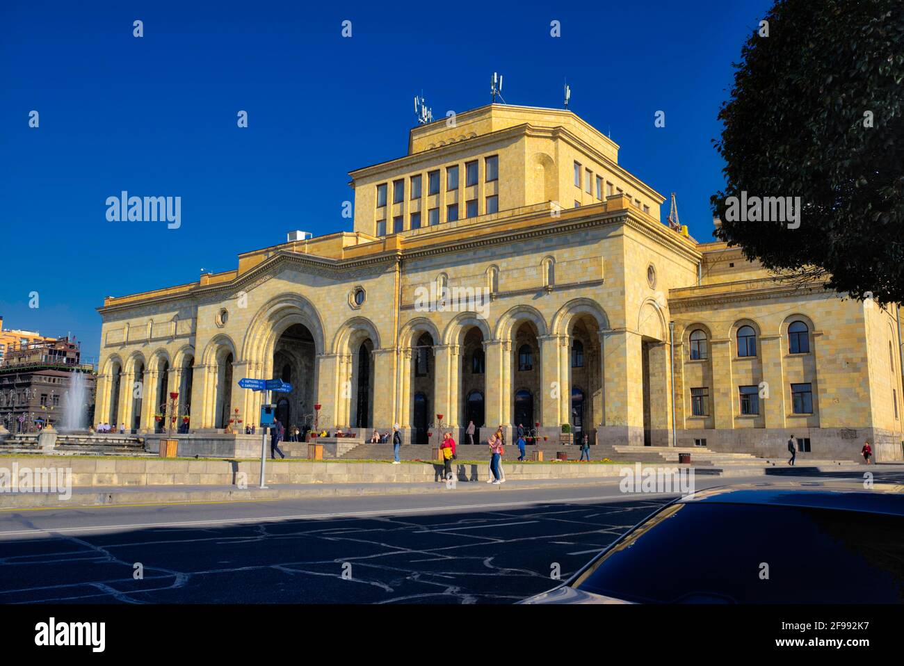 Republic Square is another example of modern architecture in Armenia ...