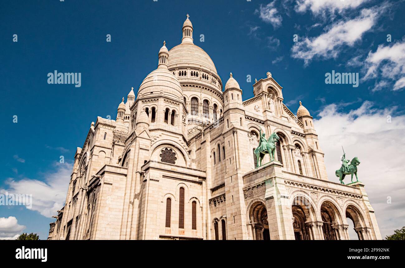 Famous Sacre Coeur Cathedral in Paris - Paris street photography Stock ...