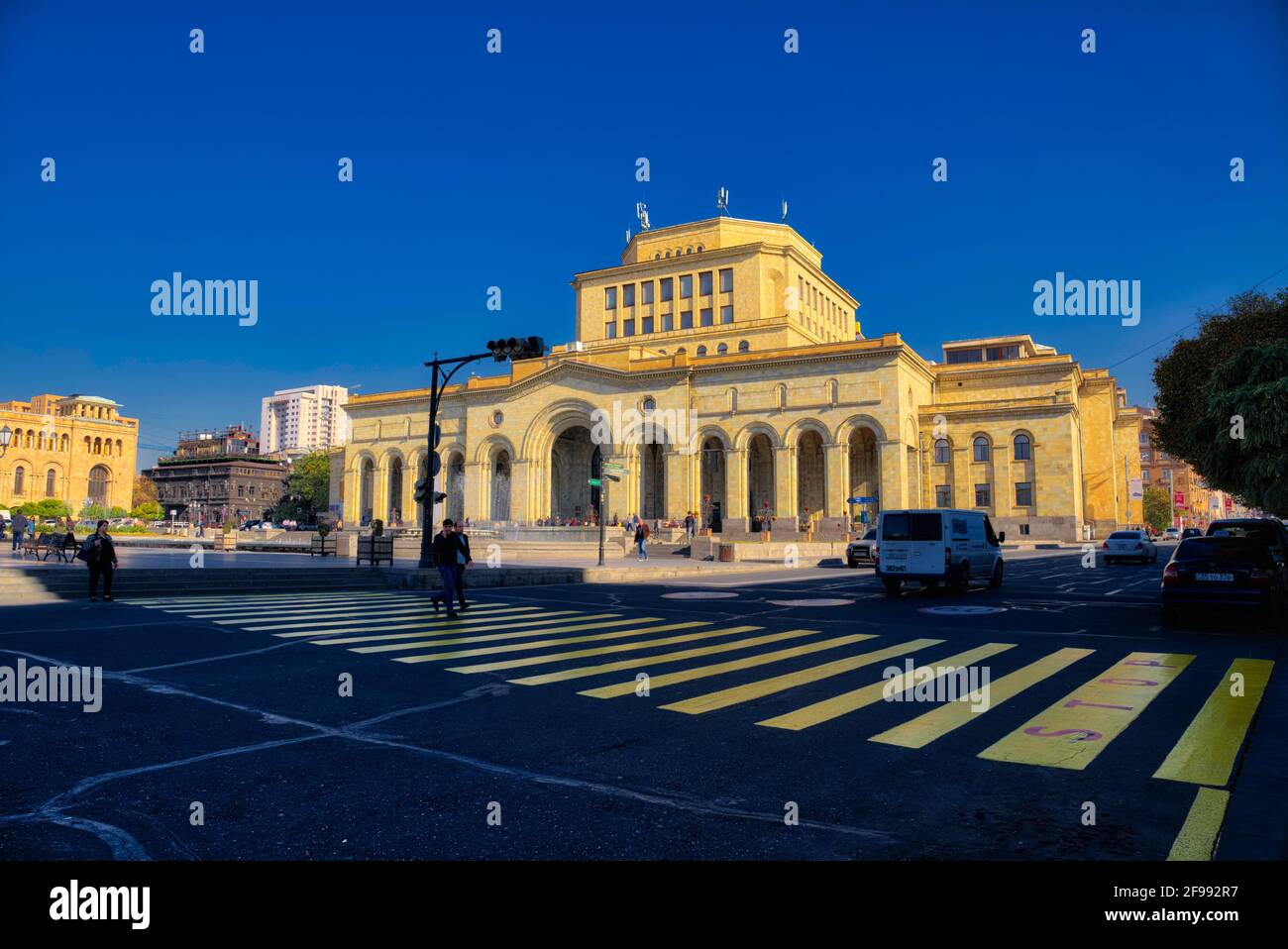 Republic Square is another example of modern architecture in Armenia ...