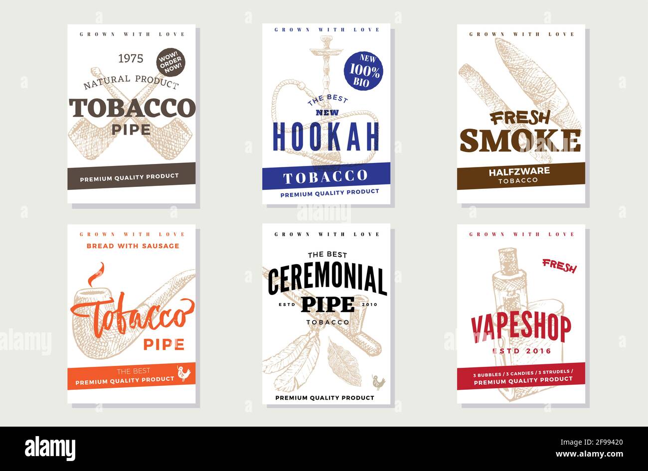 Vintage Brochure For Smoking Pipes High Resolution Stock Photography ...