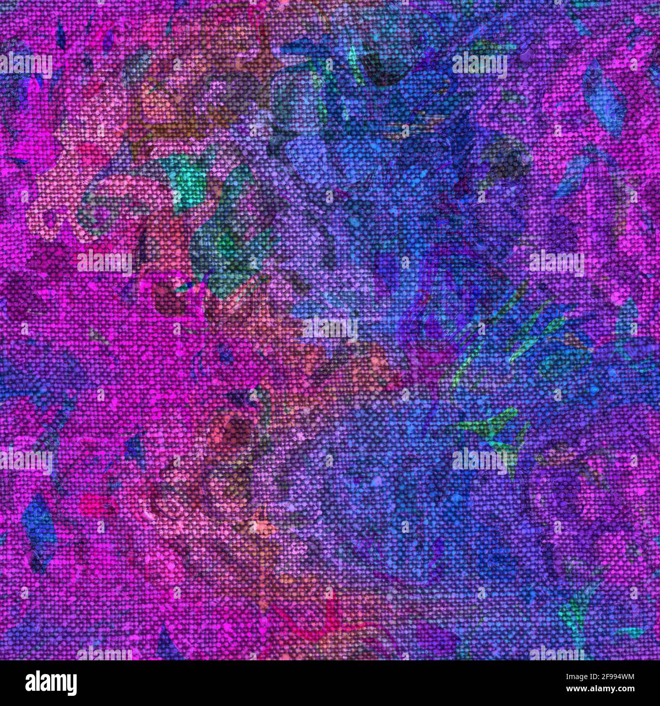 Rainbow boho tie dye mottled linen texture background. Seamless ...