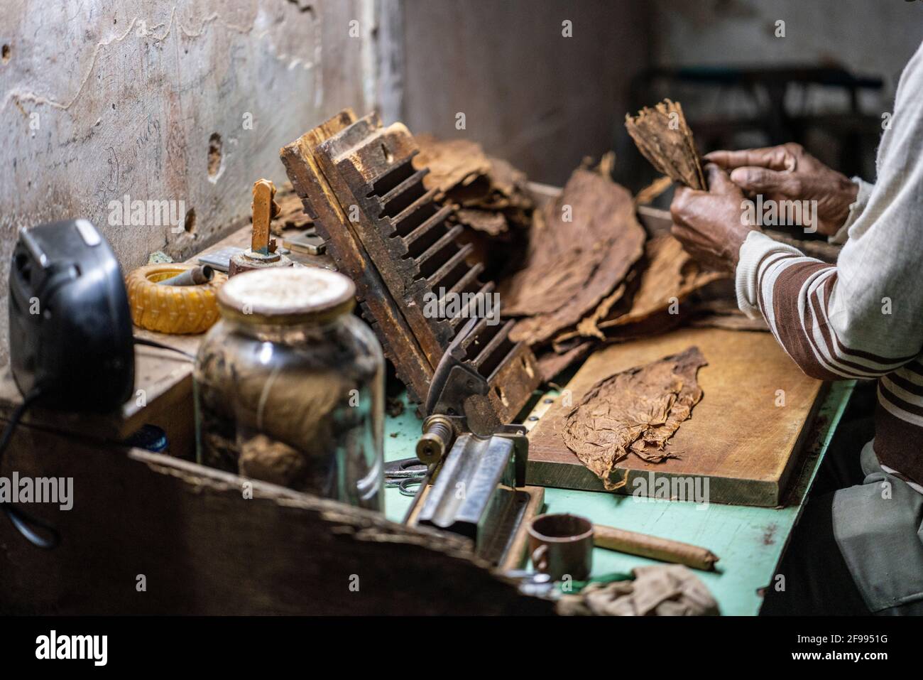 Production Of Cigars In Cuba High Resolution Stock Photography and ...