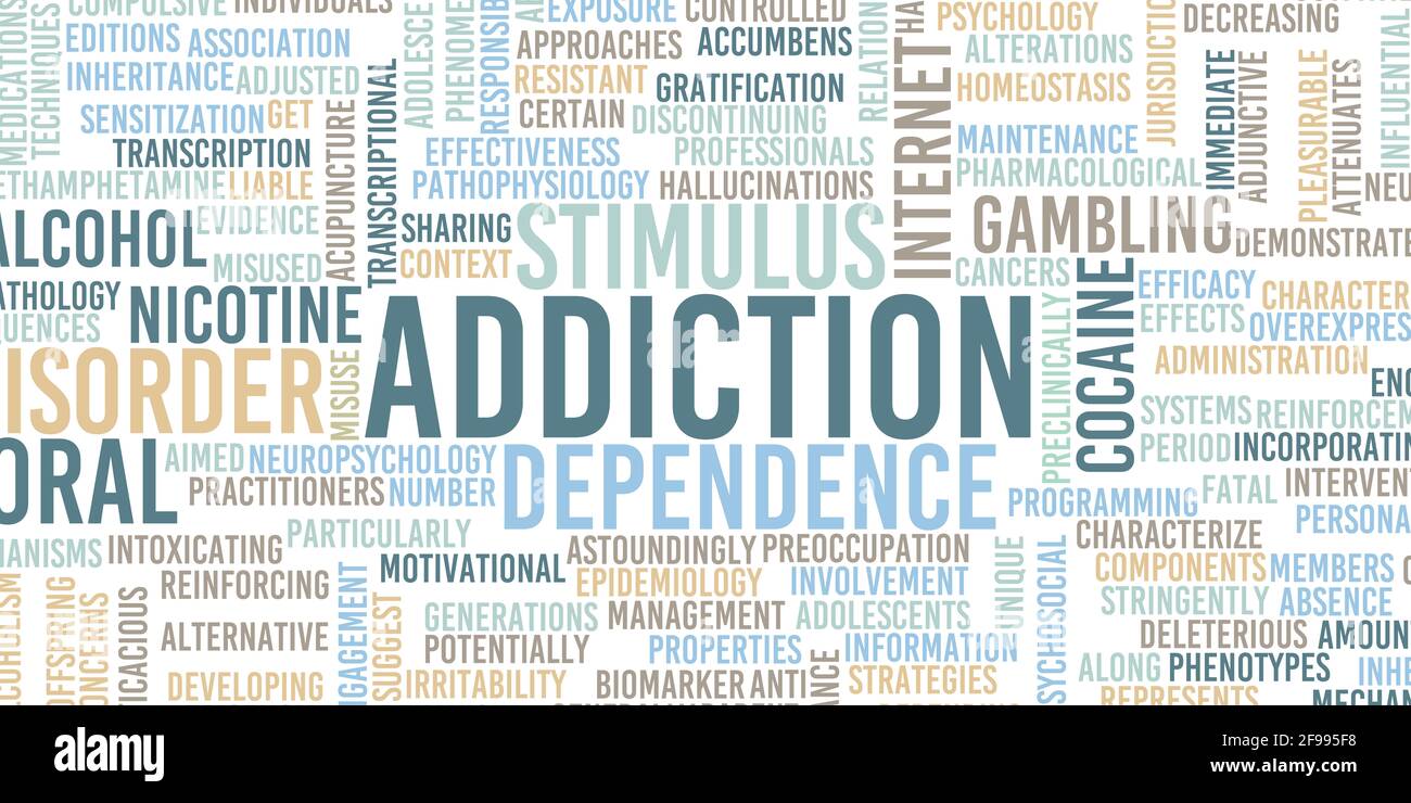 Drug Addiction and Fighting Substance Abuse as a Concept Stock Photo ...