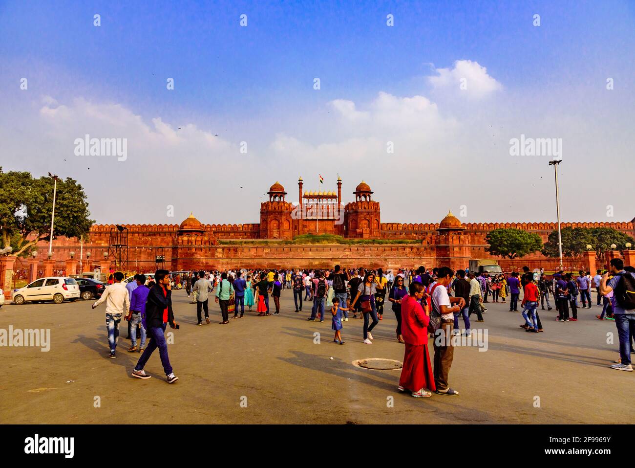 Delhi, India – November, 2018: Red Fort is a UNESCO world Heritage Site ...