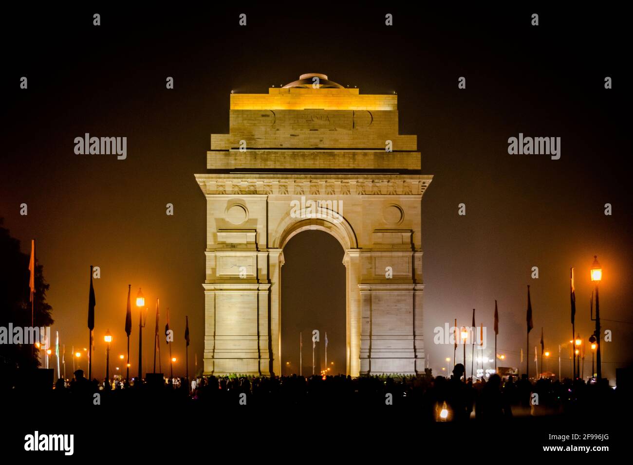 India gate during night at New Delhi,India Stock Photo - Alamy