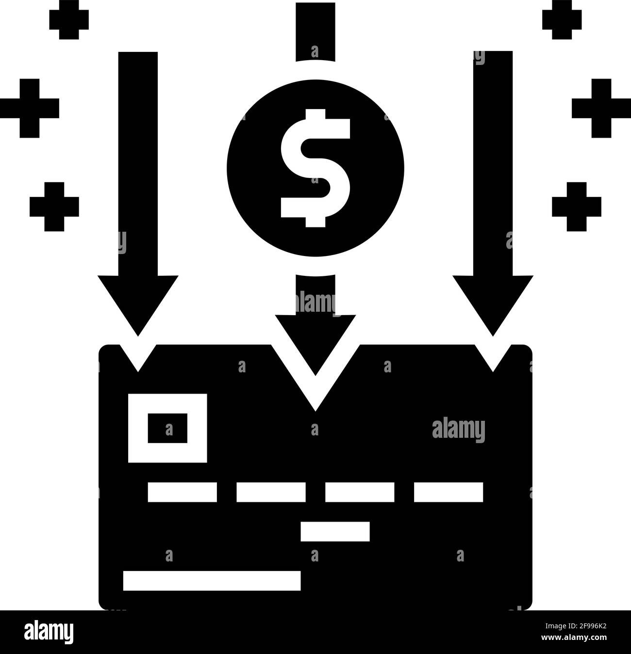 enrollment card glyph icon vector illustration Stock Vector Image & Art ...