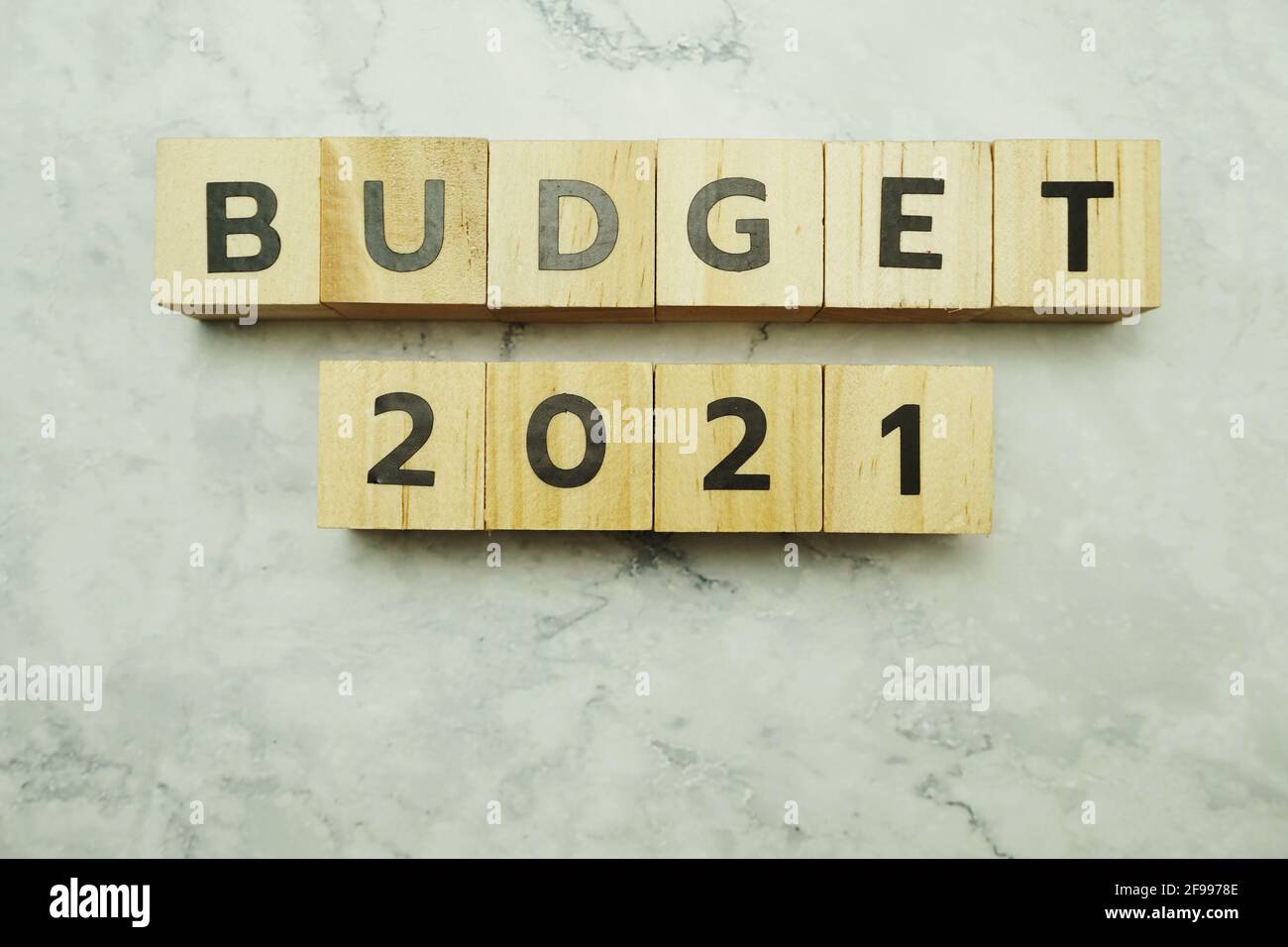 Budget 2021 alphabet letters on marble background Stock Photo - Alamy